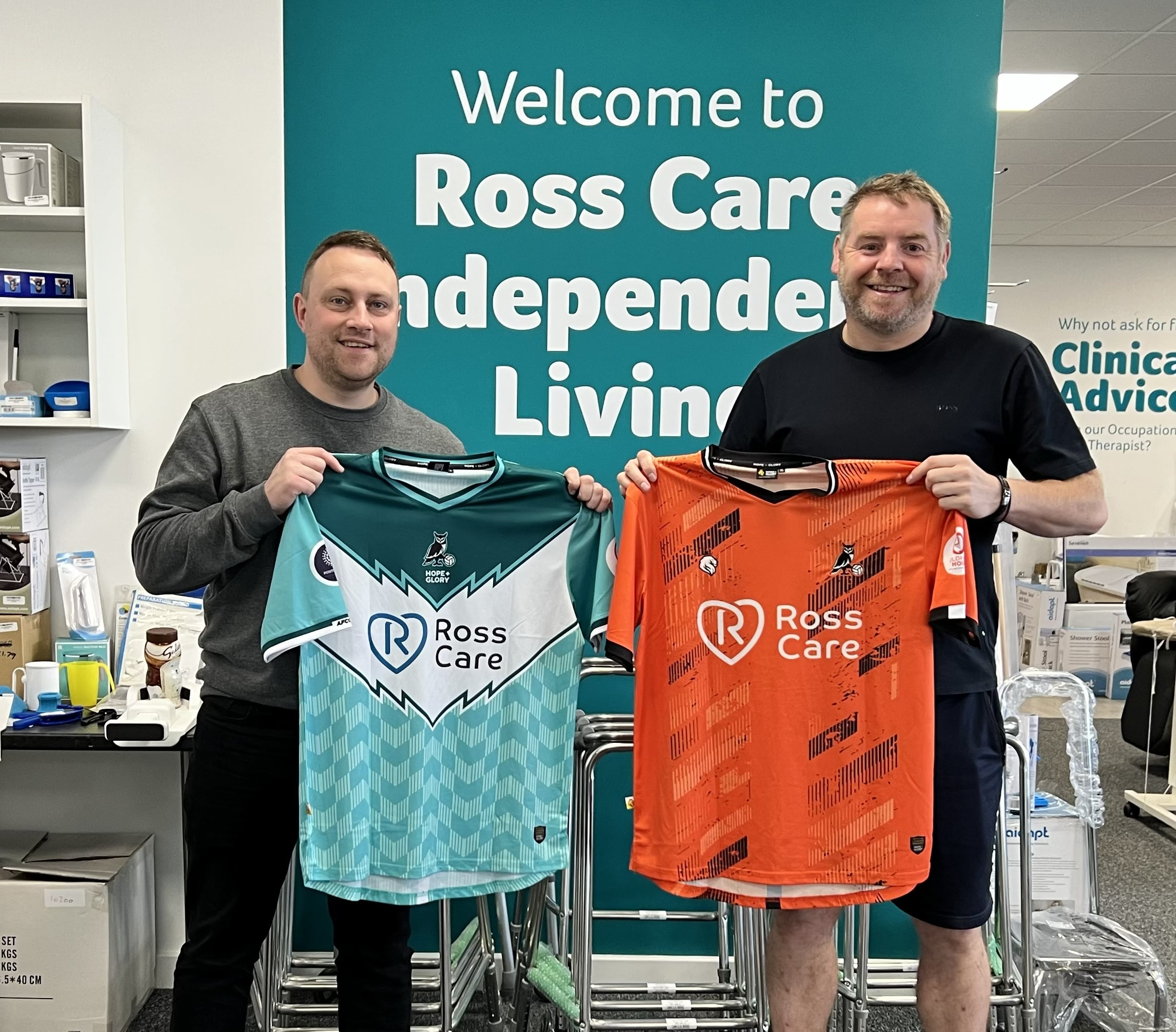 Ross Care renews its sponsorship of AFC Oldham | Ross Care